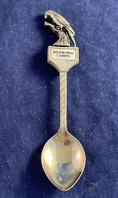 VTG Wildworld Cairns Zoo Australia Randa Collector Spoon Parrot w ...