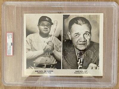 1947 BABE RUTH TYPE III ORIGINAL PHOTO ASSOCIATED PRESS NEW YORK ...