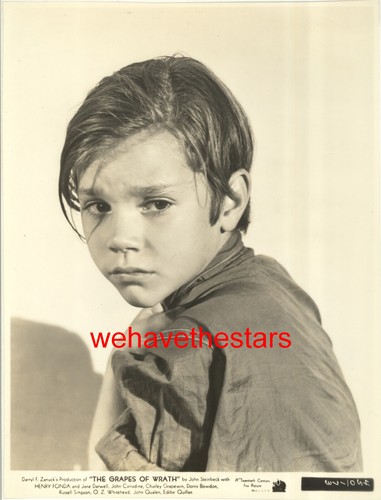 VINTAGE Darryl Hickman + AUTOGRAPH - CHILD STAR '40 GRAPES OF WRATH Pub ...