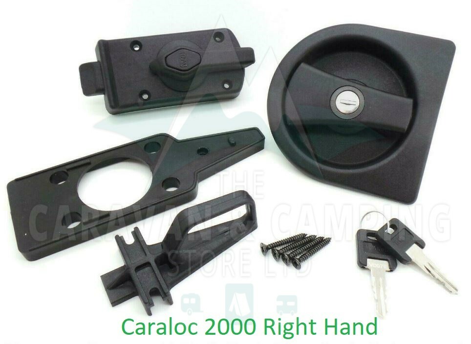 Caraloc 2000 Right Hand Caravan Door Lock Assembly Complete - PO396 ...