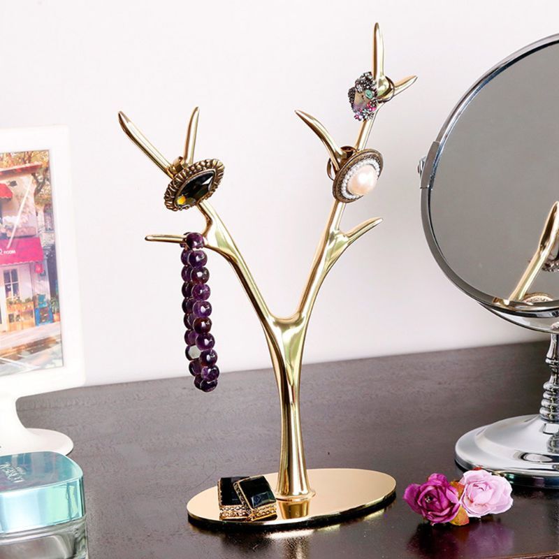Jewelry Display Tree Stand Rack Necklace Rings Earrings Organizer Show ...