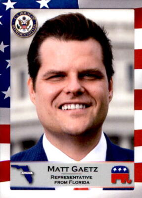 2020 United States Congress #188 Matt Gaetz Hollywood Florida State ...