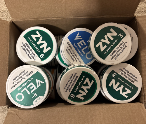 Lot of 39 Velo and Zyn Tins Cans--empty and codes used | eBay