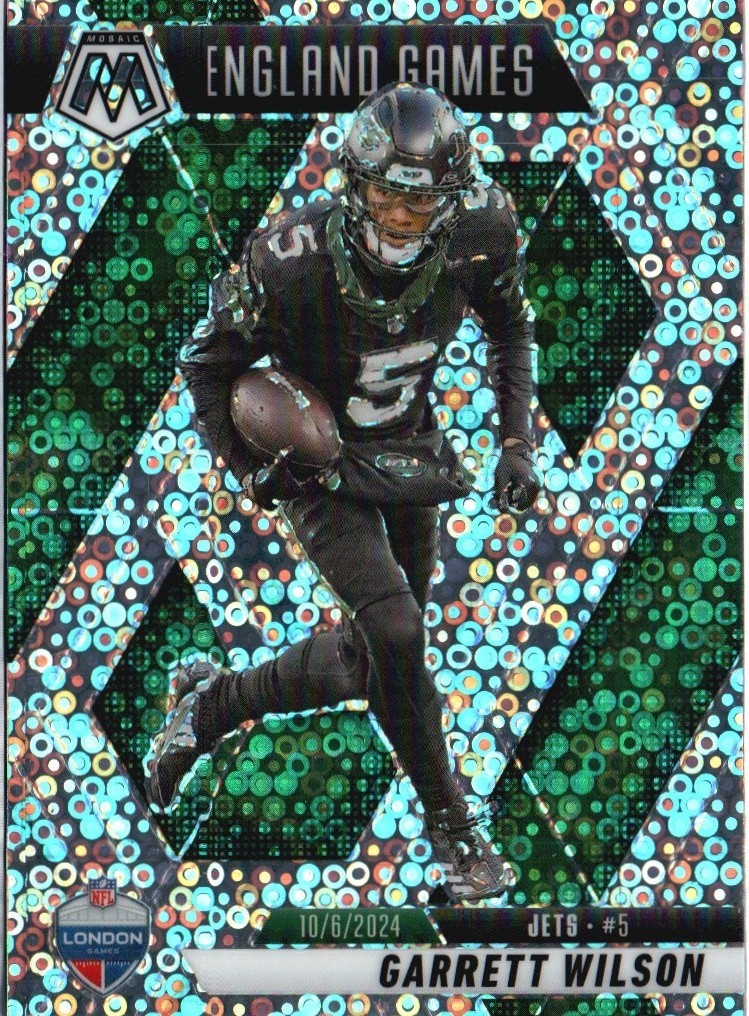 2025 Panini Mosaic - International Games Garrett Wilson #252 No Huddle ...