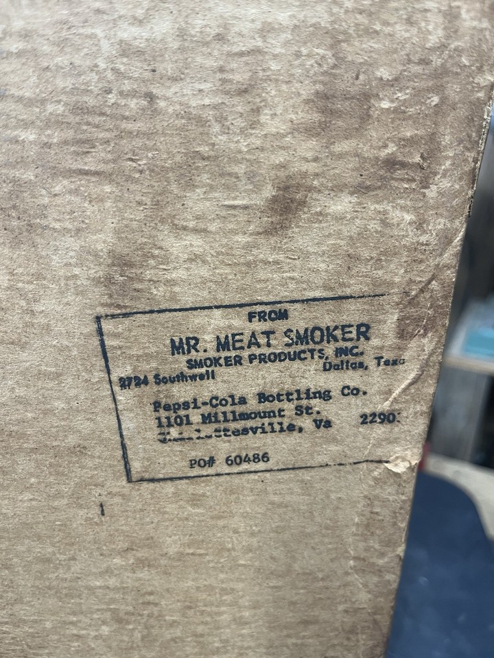 Vintage 70s Mr. Meat Smoker Portable Meat Smoker BBQ Grill Made In ...