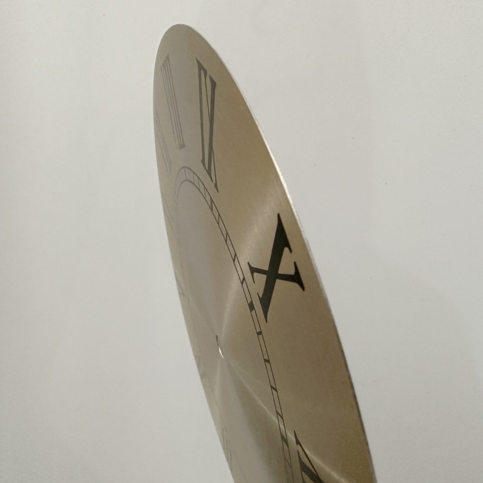 Diy Friendly Aluminium Metal Clock Dial Face Replacement with Roman ...