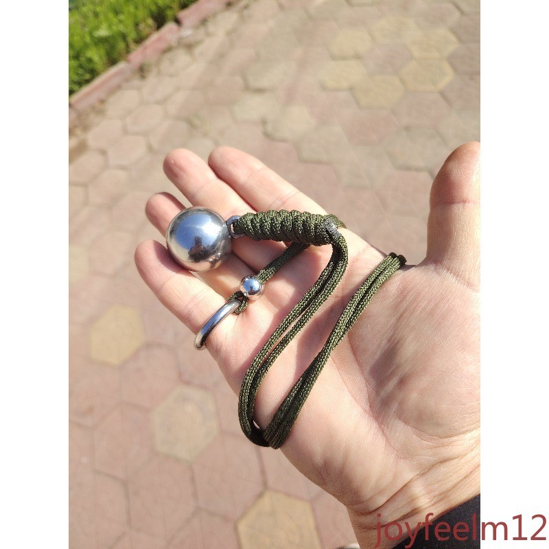 Stainless Steel Meteor Hammer Solid Thrower Fitness Outdoors Chain Man ...