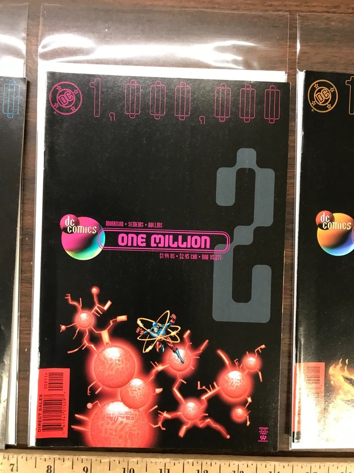 DC 1000000 ONE MILLION 1-4 COMPLETE SET 1st app solaris & superman ...