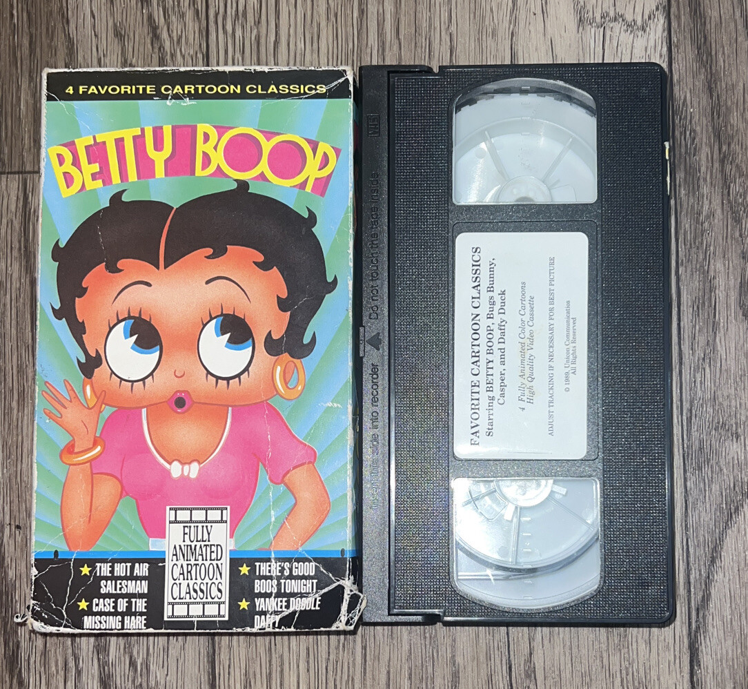 Vintage VHS 4 Cartoon Classics 1992 Betty | Grelly USA