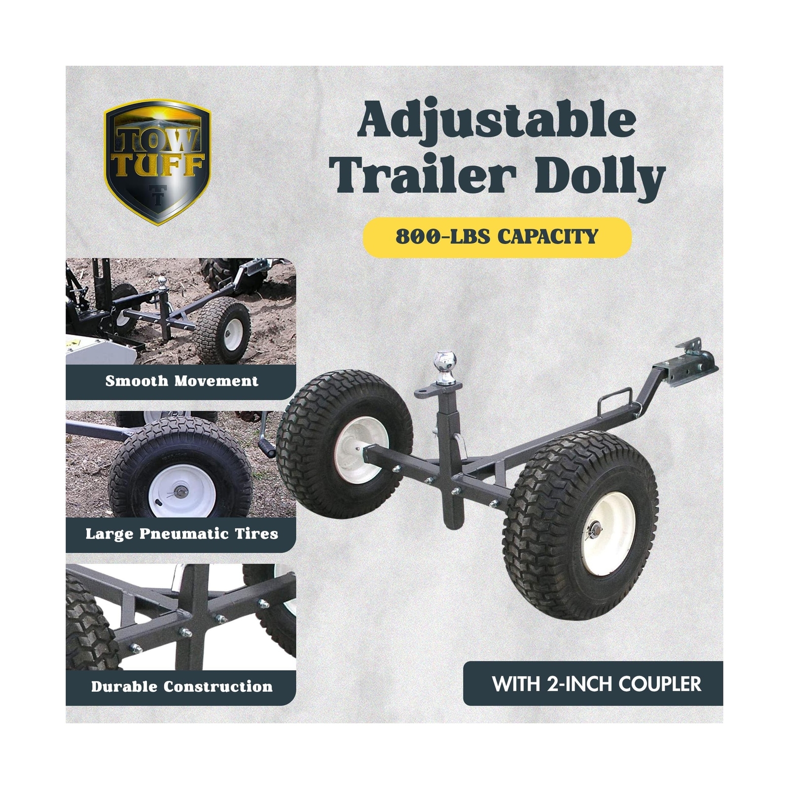 Tow Tuff ATV Weight Distributing Dolly 800 LB for sale online | eBay