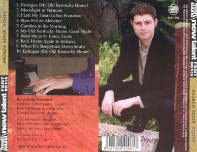 ANDREW ADAIR STATES NEW CD | eBay