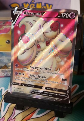 Alcremie V 064/072 FULL ART ULTRA RARE Pokemon Card A | eBay