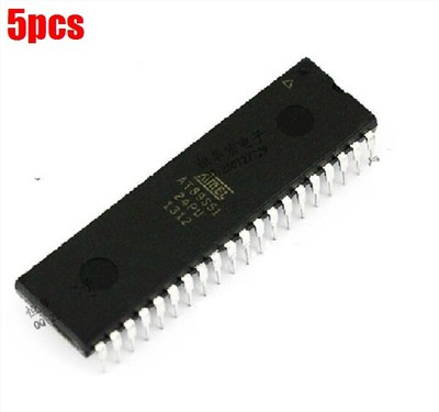 5Pcs Microcontroller DIP-40 Atmel AT89S51-24PU 89S51 40-Pin Mpu Ic New ...
