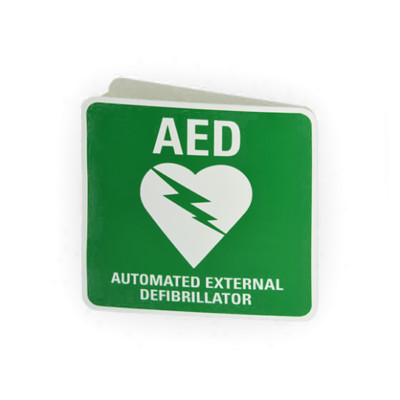USS AUTOMATED EXTERNAL DEFIBRILLATOR (AED) 3D Wall Sign Poly 225mm x ...