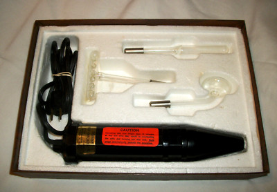 VINTAGE QUACKERY MASTER VIOLET RAY MACHINE WAND MEDICAL HIGH FREQUENCY ...