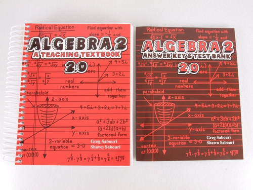 Teaching Textbooks 2.0 Algebra 2 Textbook Tests & Answer Key Homeschool ...