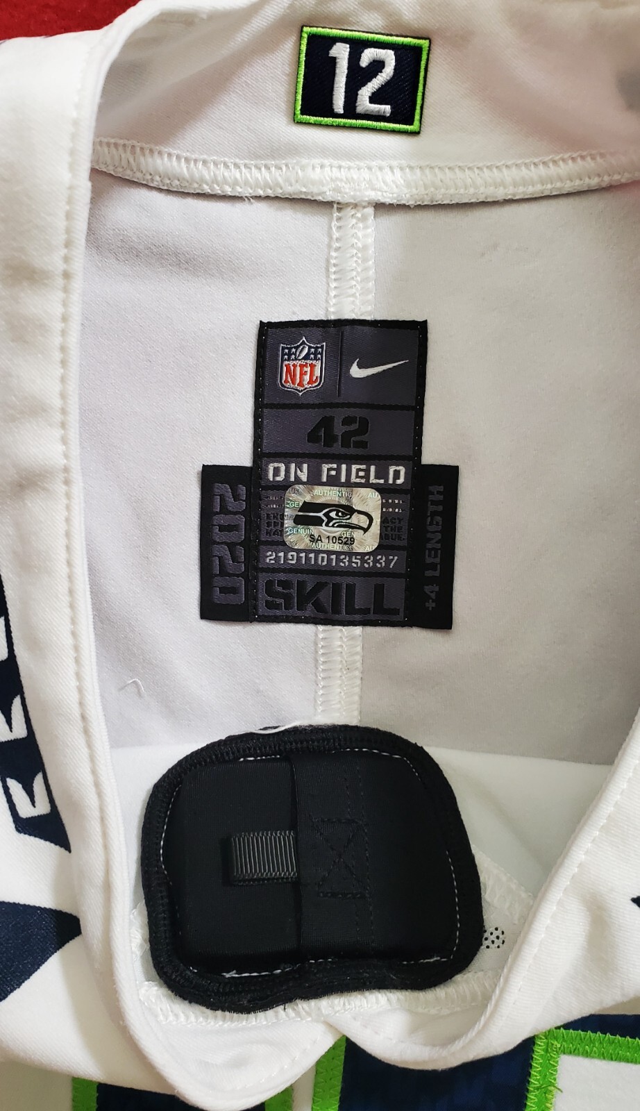 Seattle Seahawks Blank #48 Team Issued Road Jersey with COA - SA 10529 ...