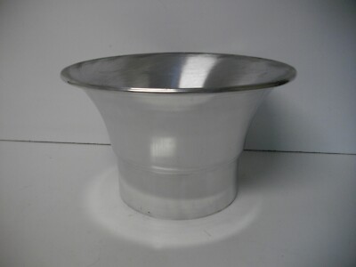 Short Spun Velocity Stack polished aluminum hot rat rod v-drive jet ...