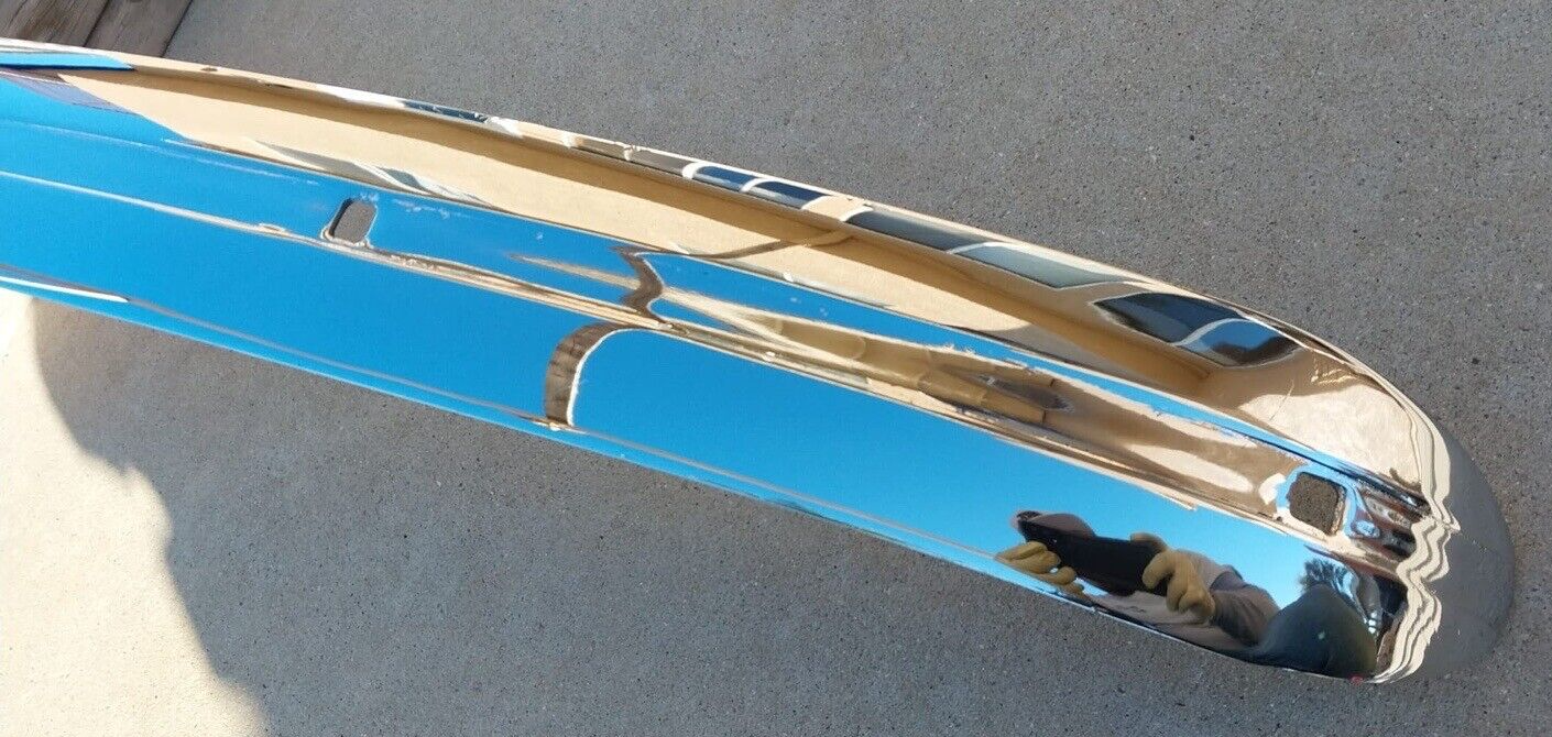 X CHEVROLET CHEVY NEW TRIPLE PLATED CHROME FRONT OR REAR BACK BUMPER ...