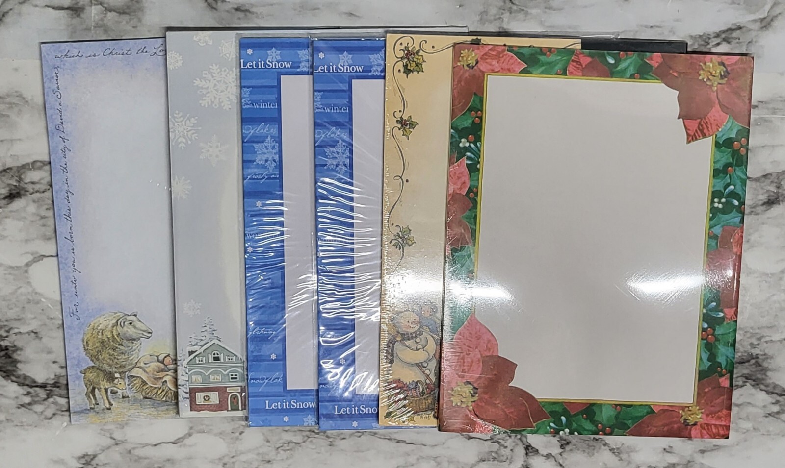Christmas Themed Printer Paper. 6 Packs. Nearly 200 Sheets. Various ...