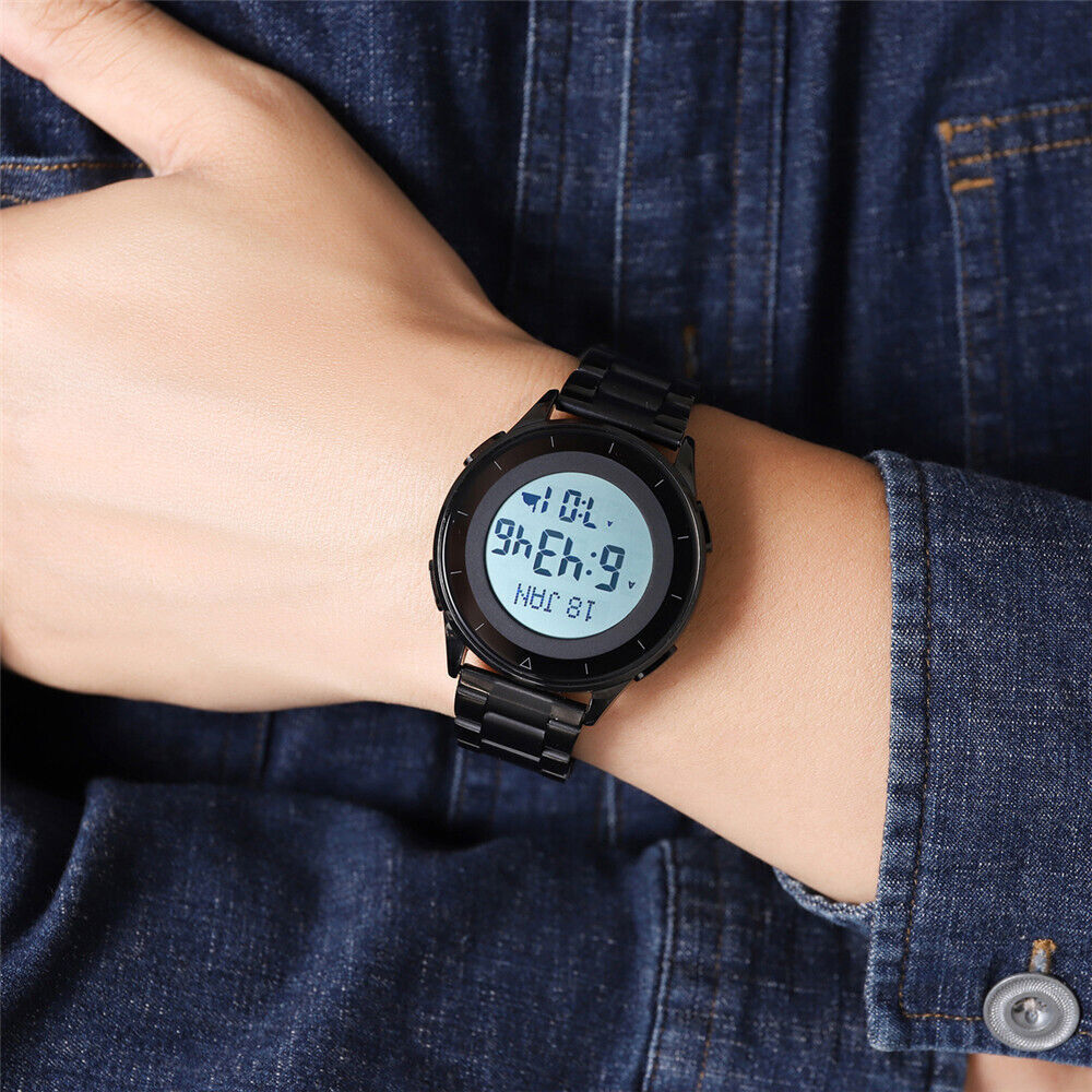 SKMEI Men Watch Muslim Prayer Wristwatch Qibla Time Reminder Male ...