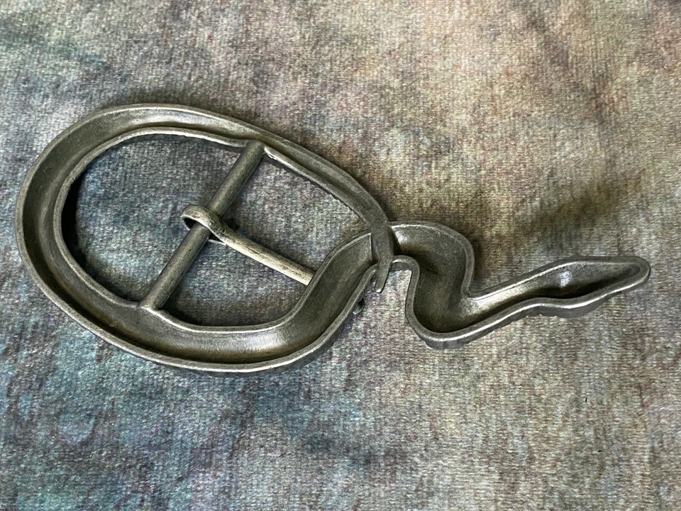 ENMON SNAKE BELT BUCKLE UNIQUE Pewter 6" (L) x 2 5/8" (W) NEW | eBay