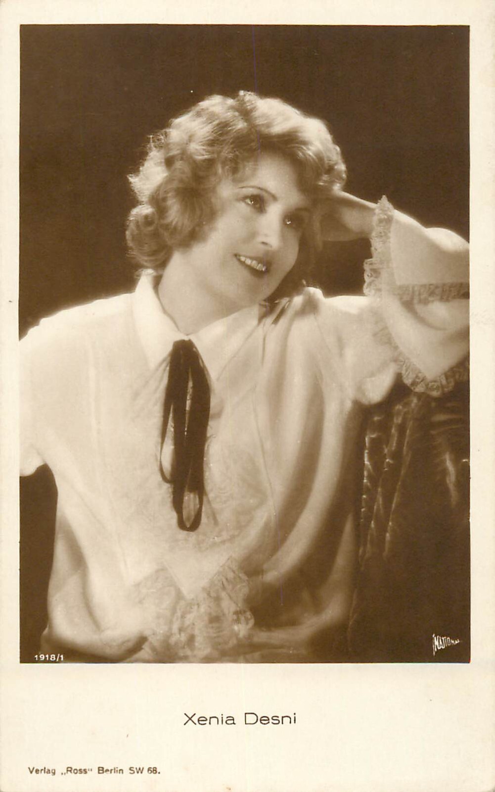 Postcard cinema film star beauty actress Xenia Desni | eBay