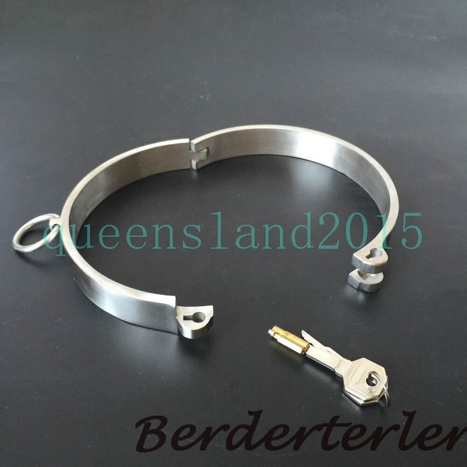 Heavy Duty Handcuff Ankle Neck Collar Cuffs Choker Stainless Steel ...