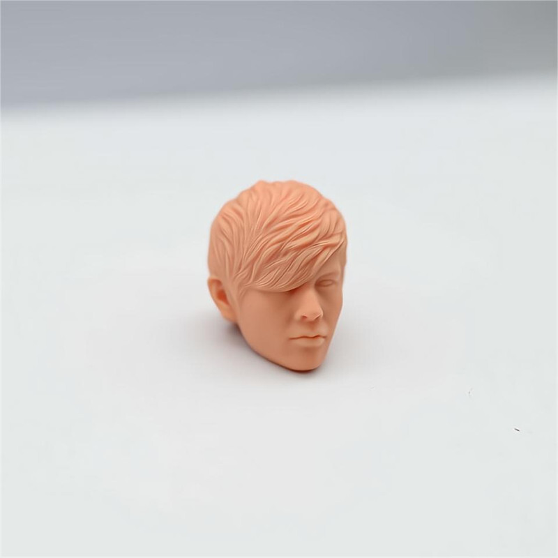 1/18 Scale The HandSome Won Bin Head Sculpt Unpainted Fit 3.75" Figure ...
