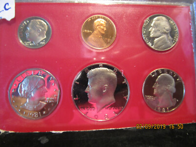 1981-S Type 2 Proof Set +++++ Clear S's | eBay
