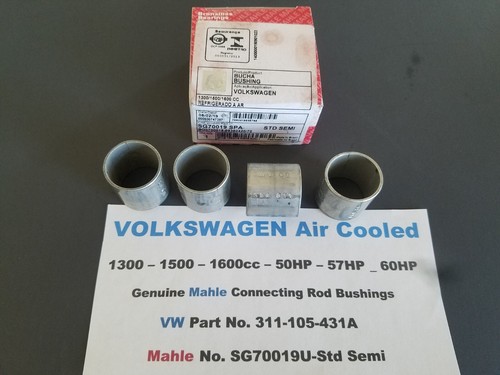 VOLKSWAGEN Air Cooled 1300 - 1500 - 1600cc - 4-Piston Pin Bushings (OEM ...