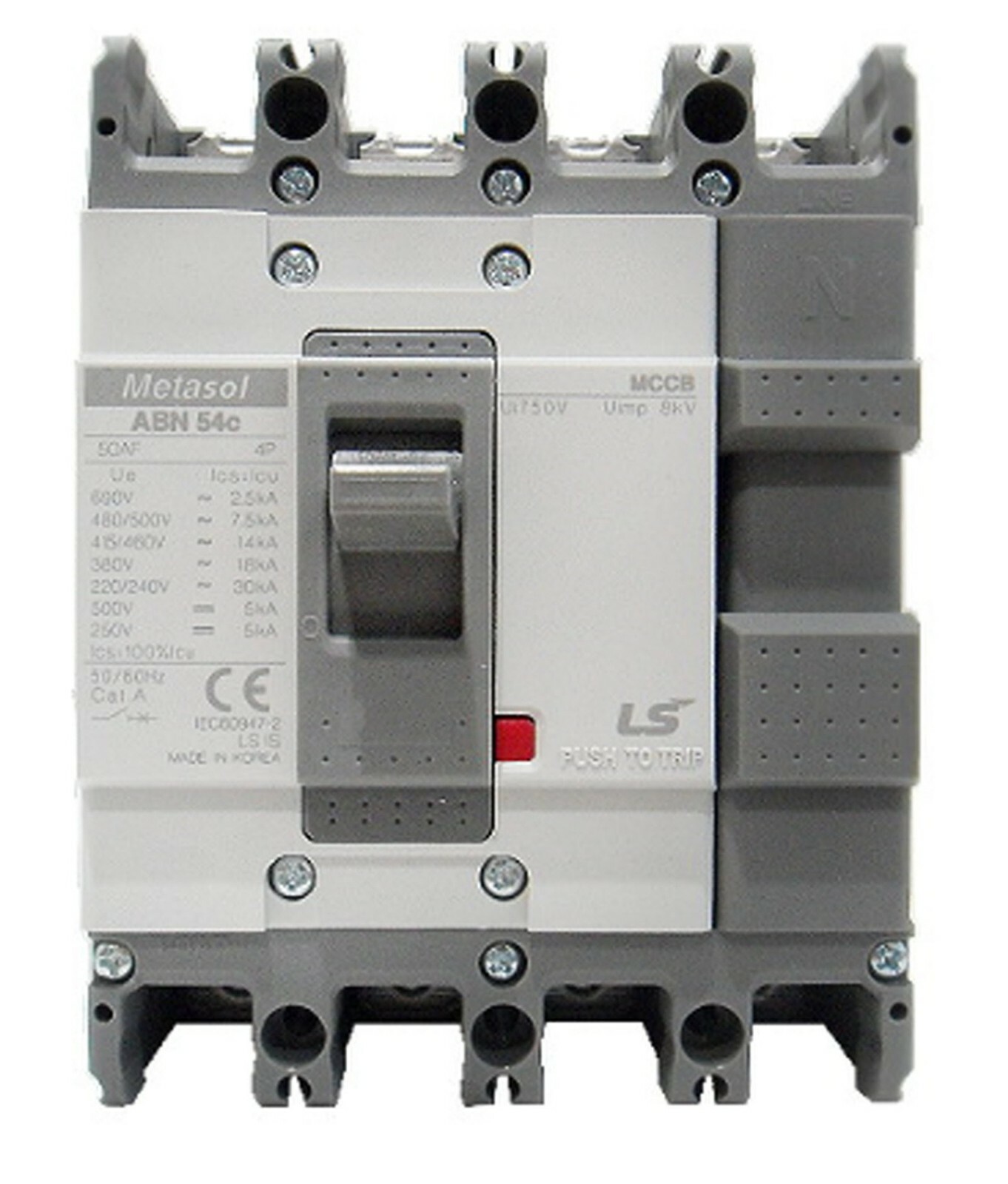 LS Electric ABN 54c 50AF 4P Molded Case Circuit Breaker ABN54c MCCB N-Type | eBay