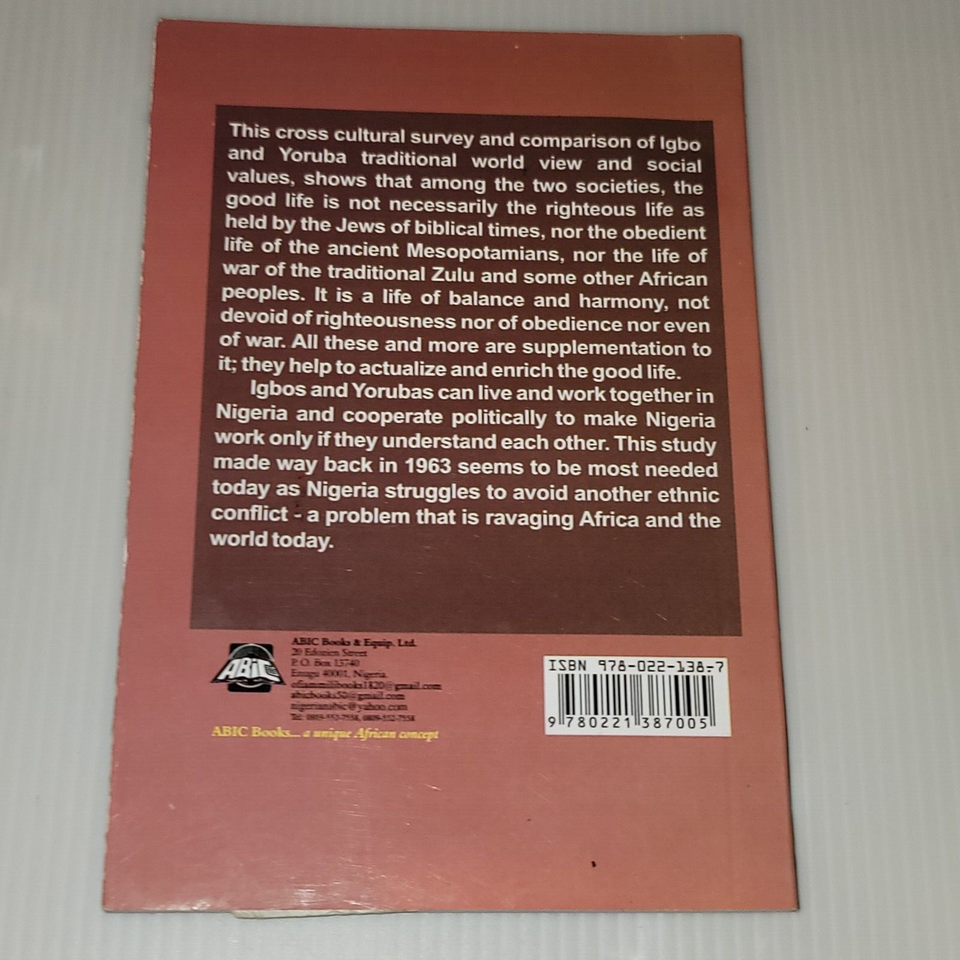 A Comparative Survey of Igbo & Yoruba Worldview & Social Values-MICHAEL ...