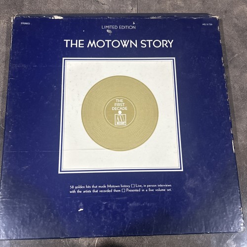 THE MOTOWN STORY Box Set Record 5lp Limited Edition complete set all ...