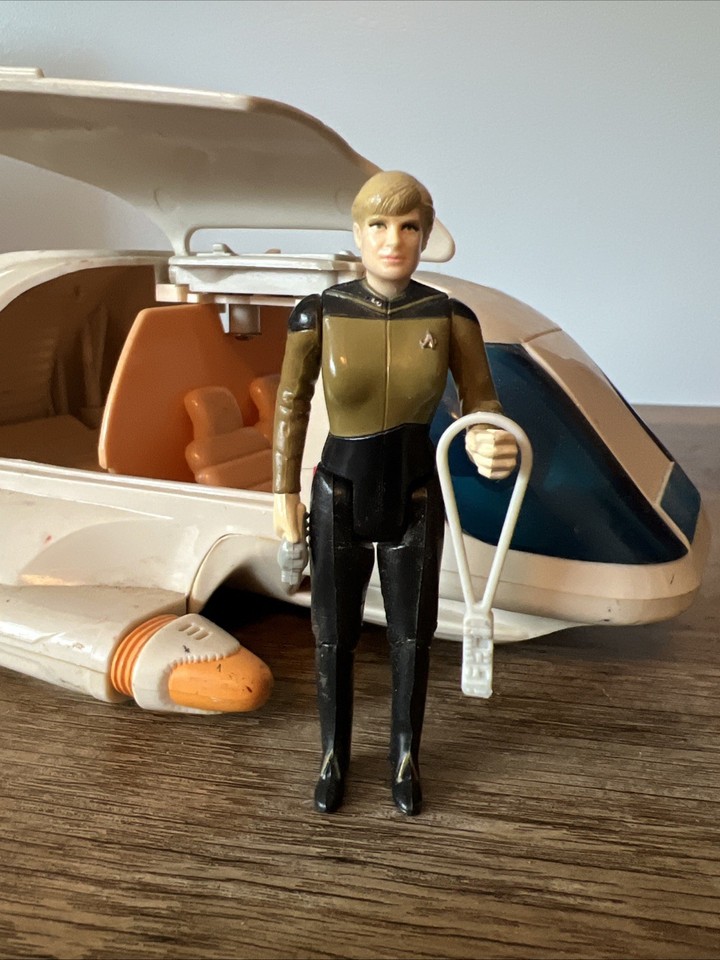 1989 Galoob Star Trek The Next Generation - Shuttlecraft Galileo & Lt ...