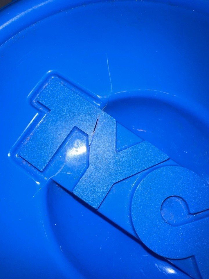 Vintage TYCO Pre-School Super Blocks Bucket with Tyco Parts Pre-owned ...