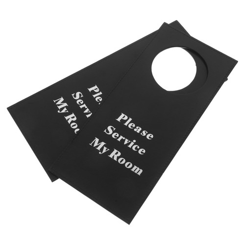 2pcs Office Door Hanger Sign - Please Clean Room Hanging Tag For ...