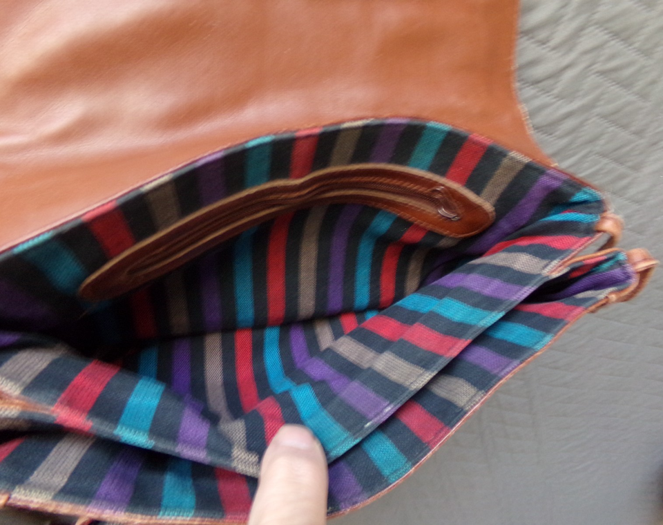 Genuine Brown Leather Women's Cross Body Shoulder Bag Purse | eBay