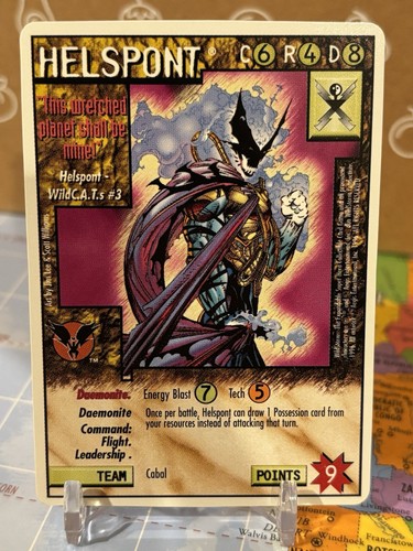 Wildstorms CCG Helspont Rare Unlimited Cabal WildCATS Jim Lee Image DC ...