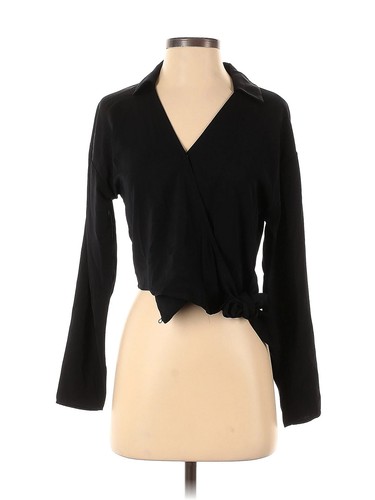 Intempo Women Black Long Sleeve Blouse XS | eBay