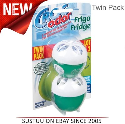 Croc Odor TwinPack Fridge Fresh Deodoriser Neutraliser│Odour Freshener ...