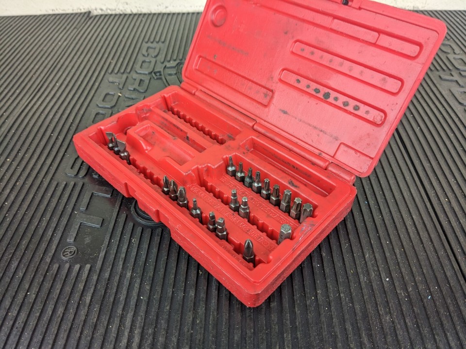 #ao800 Snap On Tools SDM400A Master SAE Bit Set in PB90 Case ...