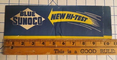 Vintage Service Station Hat Sunoco Gas Station Jerk Hat Blue New Hi ...