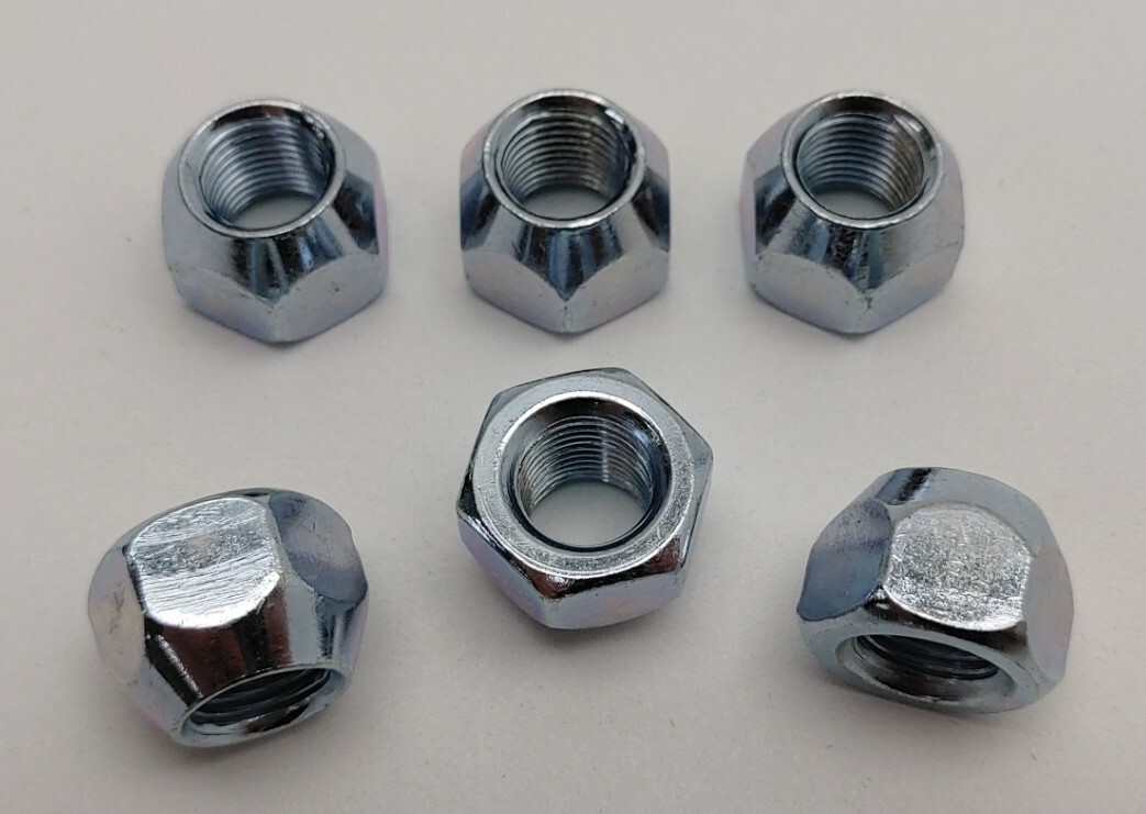 Ford Tractor Wheel Lug Nut 1/2-20 Nuts 6 Pack N NAA 2N 9N 8N 600 601 ...