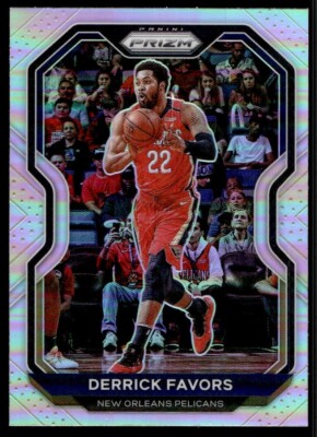 2020-21 Panini Prizm Silver Derrick Favors G43 New Orleans Pelicans ...