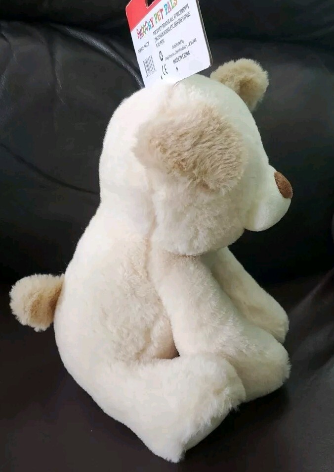 Smoochy Pet Pals 11" Plush Dog Toy w/Squeaker & Crinkle Ears Two -Tone ...