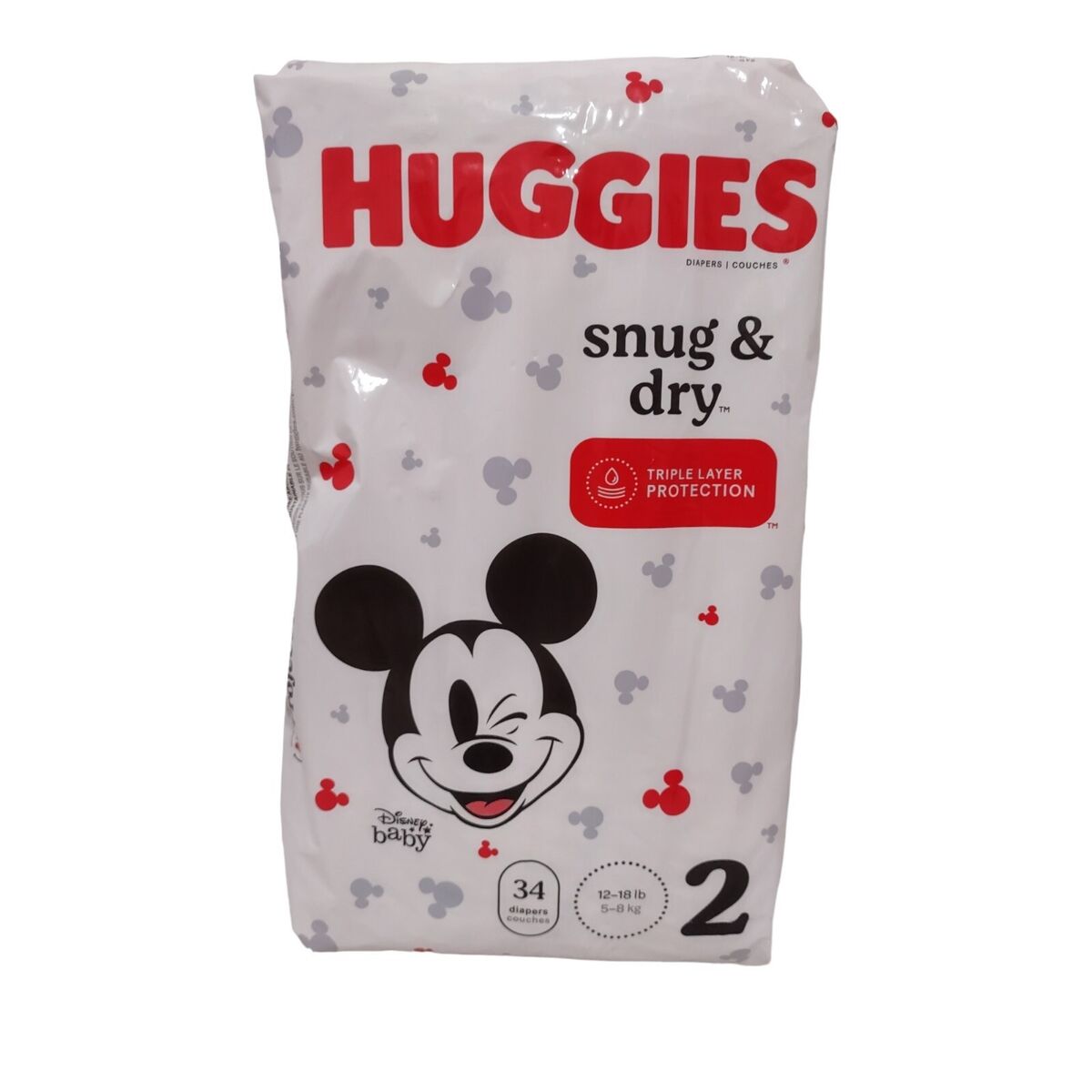 Huggies snug and dry size 2 store