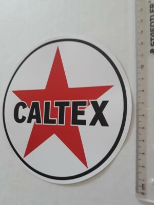 Car Sticker - Caltex Gasoline - Set of 2 - 150mm Circle | Toolbox ...