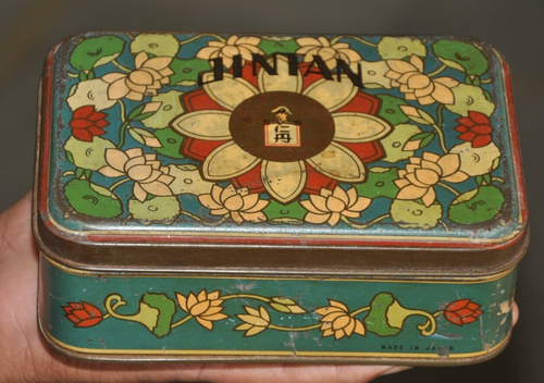 Vintage Coloré Floral Imprimé Jintan Digestif Pilules Annonce Litho ...