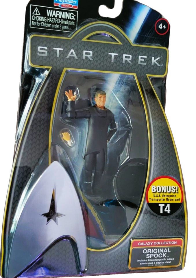 Star Trek Original Spock 4" Action Figure Galaxy Collection Playmates ...